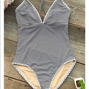 Swim | Simple Living Stripe Onepiece | Poshmark